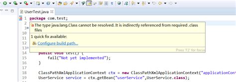 The Type Javalangstring Cannot Be Resolved It Is Indirectly
