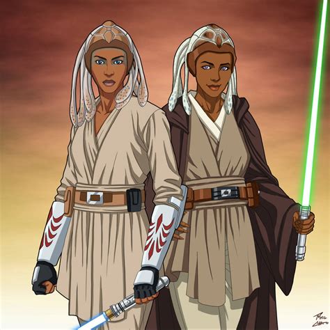 Adi Gallia And Stass Allie Star Wars Commission By Phil Cho On Deviantart