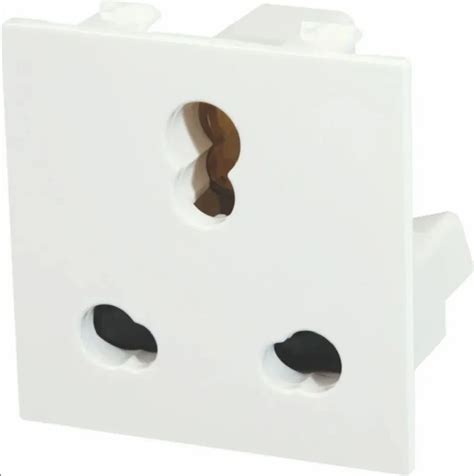 6 A White Three Pin Socket At Rs 80piece In Chennai Id 27013122673