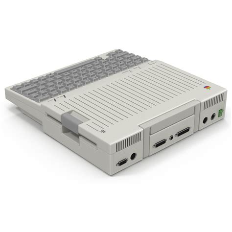 Apple Iic Personal Computer 3d Model
