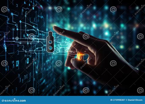 Cyber Security Privacy And Data Storage Protection Document Management Stock Illustration
