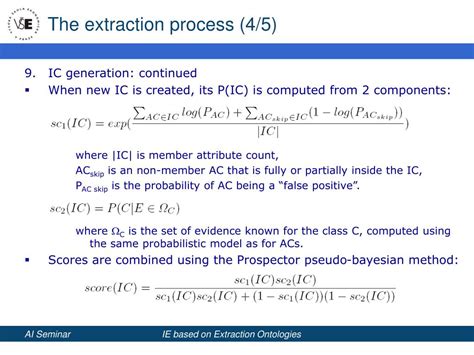 Ppt Information Extraction Based On Extraction Ontologies Design