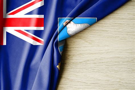 포클랜드 제도 플래그 포클랜드 제도의 패브릭 패턴 플래그 3d 일러스트레이션 텍스트의 뒷 공간으로 0명에 대한 스톡 사진 및 기타 이미지 Istock