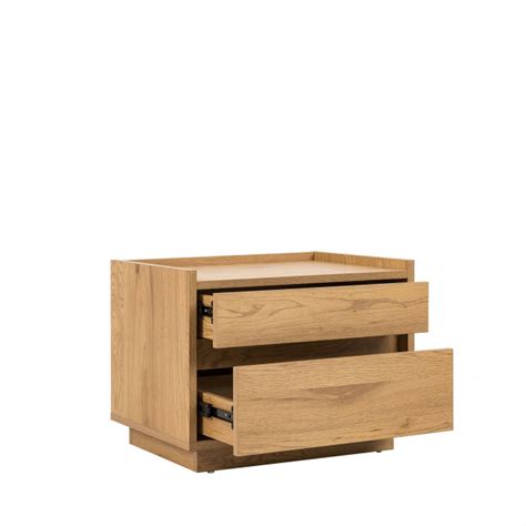 Table De Chevet 2 Tiroirs En Bois Drawer SINCE Drawer