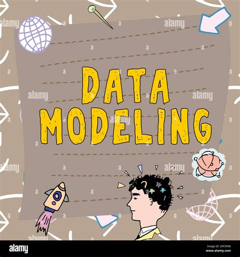 Handwriting Text Data Modeling Word For Process Of Transferring Data