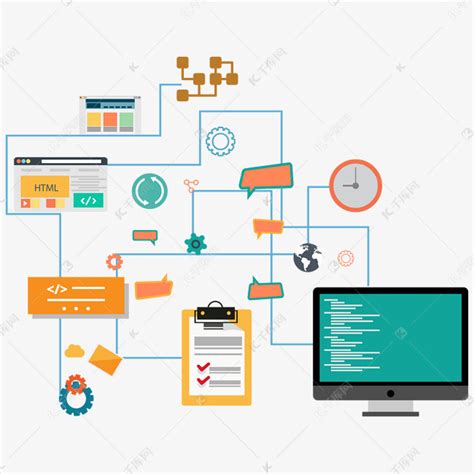 系统软件结构架构素材图片免费下载 千库网