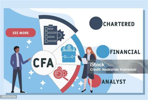 벡터 웹 사이트 디자인 템플릿 Cfa 공인 재무 분석가 약어 금융에 대한 스톡 벡터 아트 및 기타 이미지 금융 두문자어