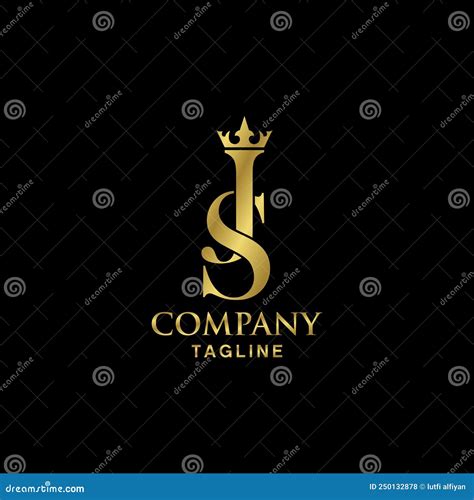 Js Iniciais Criativos E Modernos De Luxo Modelo De Logotipo Crow