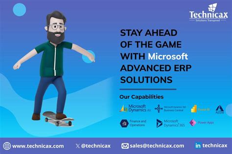 Technicax On Linkedin Microsoftsolutions Poweryourbusiness Erp
