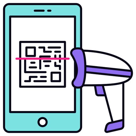 Qr Code Scan Generic Outline Color Icon