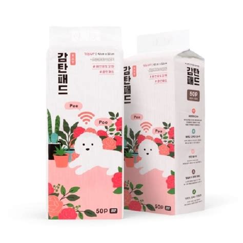감탄패드]배변유도강화 클린패드 50매 배민 장보기∙쇼핑