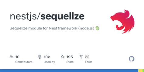 GitHub Nestjs Sequelize Sequelize Module For Nest Framework Node Js