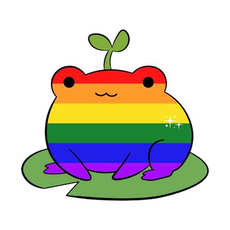Premium Vector Lgbt Frog Vector