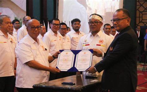 Pengurus KONI Kabupaten Bogor Masa Bakti 2023 2027 Resmi Dilantik