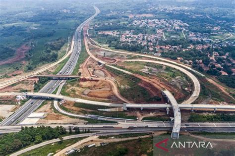 Konstruksi Jalan Tol Jakarta Cikampek II Selatan ANTARA News Jawa Barat