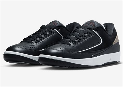 Air Jordan 2 Low Black Varsity Red Dx4401 001