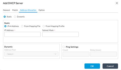 Configure Dhcp Versa Networks