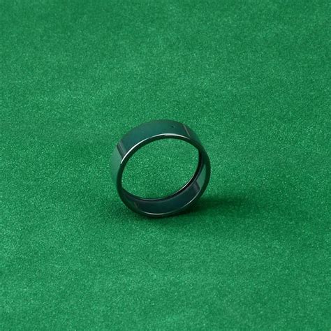 Green Ceramic Smart Ring Appearance Processing Customization