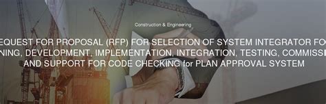 Request For Proposal Rfp For Selection Of System Integrator For Designing Development