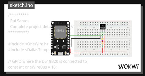 Ds18b20 Wokwi Esp32 Stm32 Arduino Simulator Ds18b20 Wokwi Esp32 Stm32 Arduino Simulator
