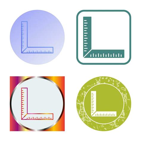 Square Ruler Vector Icon 34627040 Vector Art At Vecteezy