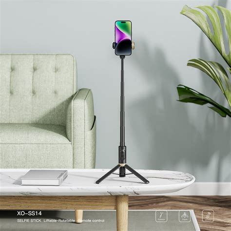 XO Selife Stick Stativ Bluetooth 72cm Svart Teknikkdeler No