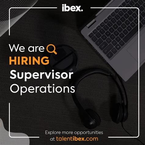 Supervisor Of Operations Ibex Karachi Pakistan Careers