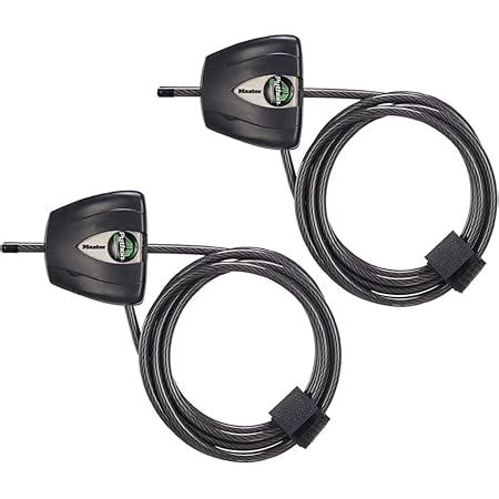 Amazon Com Master Lock Python Cable Lock Cable Lock With Keys Trail Camera And Kayak Locking