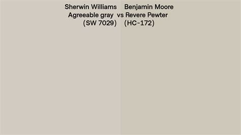 Revere Pewter Compared To Sherwin Williams