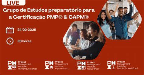Live Grupo de Estudos preparatório para a certificação PMP CAPM