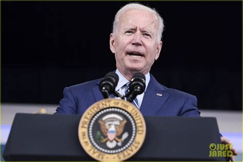 President Joe Biden Receives COVID Booster Shot On Camera Photo