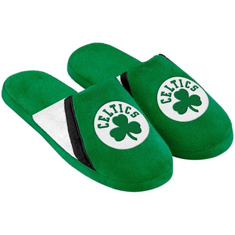 Mens Boston Celtics Swoop Logo Slide Slippers Nba Store