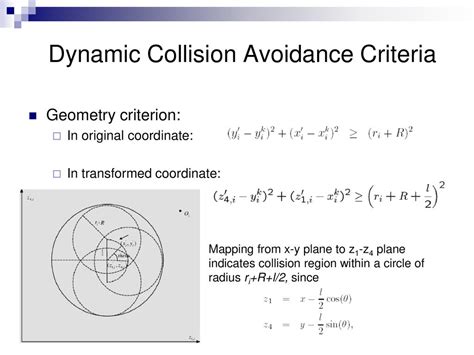 EE Cooperating Autonomous Mobile Robots Lecture Collision Avoidance In Dynamic Environments