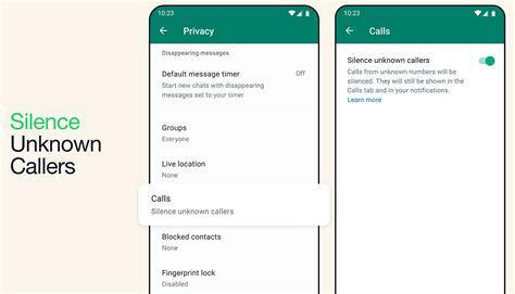 Enable Automatic Silence In Whatsapp For Unknown Callers Android Infotech