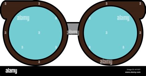 Round Glasses Frame Icon Image Stock Vector Image And Art Alamy