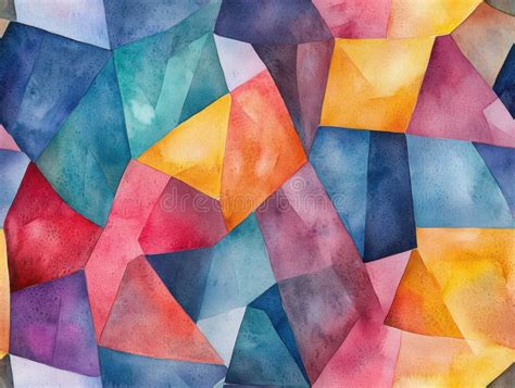 Colorful Abstract Pattern With Dynamic Shapes And Bright Hues Creating Visual Interest Seamless
