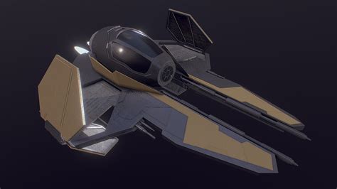 Eta 2 Actis Class Jedi Interceptor Anakin S Buy Royalty Free 3d