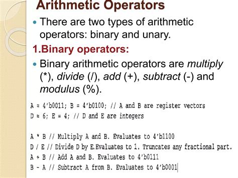Verilog Operators Pptx