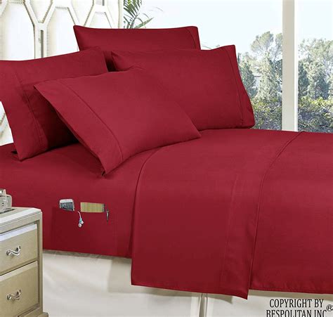 Elegant Comfort 4 Piece California King Smart Sheet Set Soft 1500