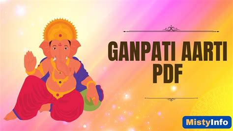 Ganpati Aarti PDF: Your Ultimate Resource for Spiritual Practices