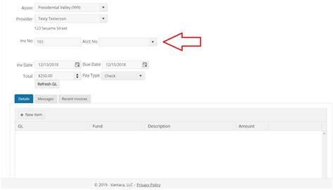 Invoice Complete Data Entry Vantaca Library