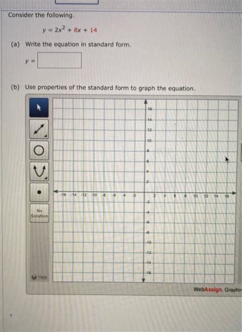 Solved Consider The Following Y2x28x14 A Write The