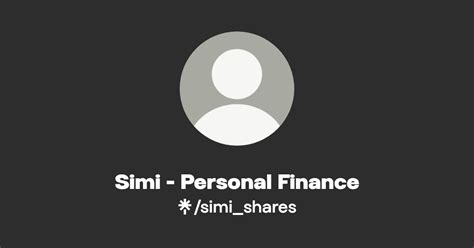 Simi Personal Finance Instagram Tiktok Linktree