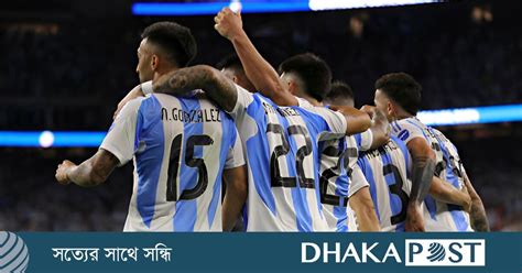 কোপার সেমিফাইনালে আর্জেন্টিনার প্রতিপক্ষ হবে কে