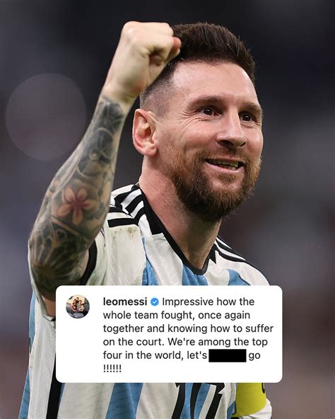 Fox Soccer On Twitter Messi Is Fired Up After Securing A Spot In The