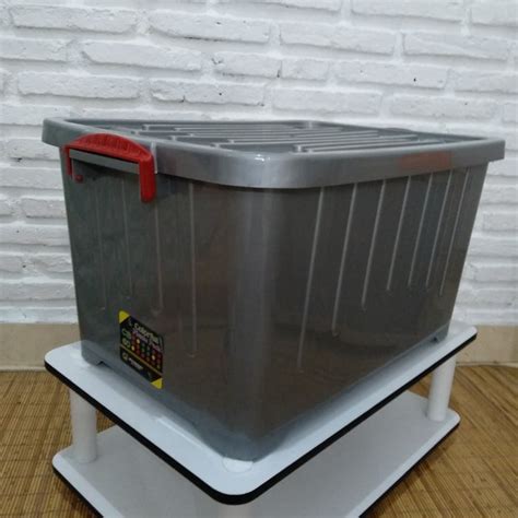 Jual Container Box Abu Abu Mpw Cb 60 Liter Gojek Shopee Indonesia