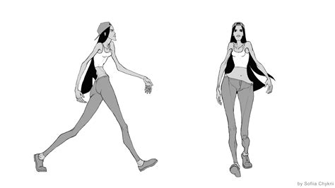 Sofiia Chykrii Ula Walk Animation