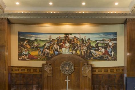 Print Courtroom The Joel Solomon Federal Building And U S Courthouse