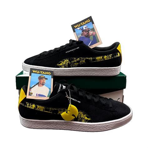 Puma X Black Wu Tang Inspired Sneakers W Trading Card Nhhm Official Site