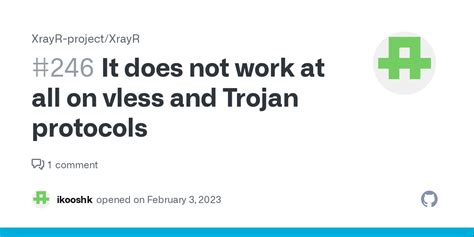 It Does Not Work At All On Vless And Trojan Protocols Issue 246